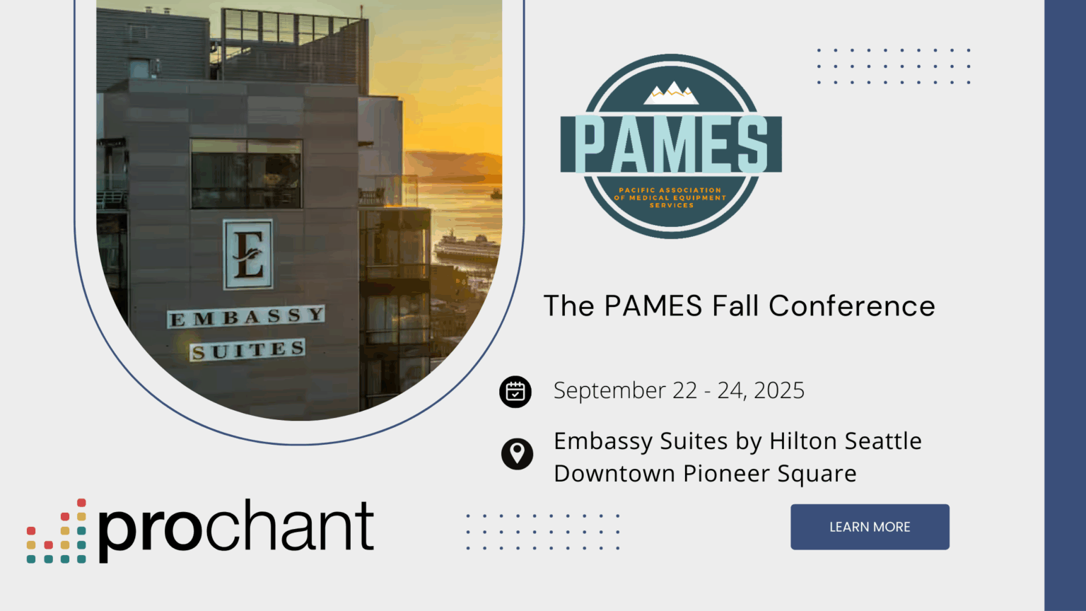 Prochant Attending PAMES Fall Conference 2025 - Prochant